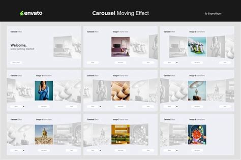 Animated Powerpoint Carousel Moving Effect Incl Animated Slides