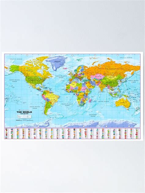 Global Mapping World Map Countries Chart Poster For Sale By