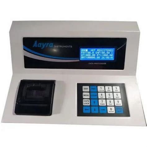 For Fat Snf Analysis ABS Plastic Milk Collection Data Processing Unit At 10000 Unit In Moradabad