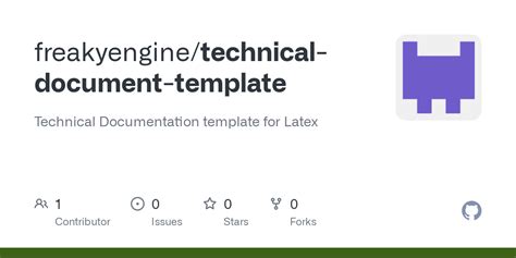 Github Freakyengine Technical Document Template Technical