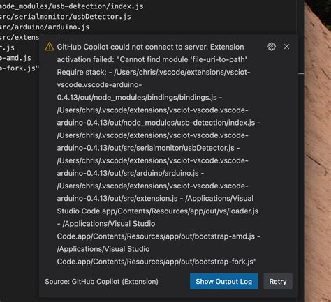 Arduino Enableusbdetection True Causes Copilot Failure To Load Issue Microsoft
