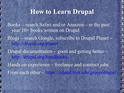 Drupal Training2 Cck Views Odp