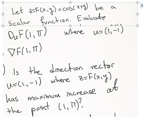 Solved O Let Z F X Y Cos X Y Be A Scalar Function Chegg Com