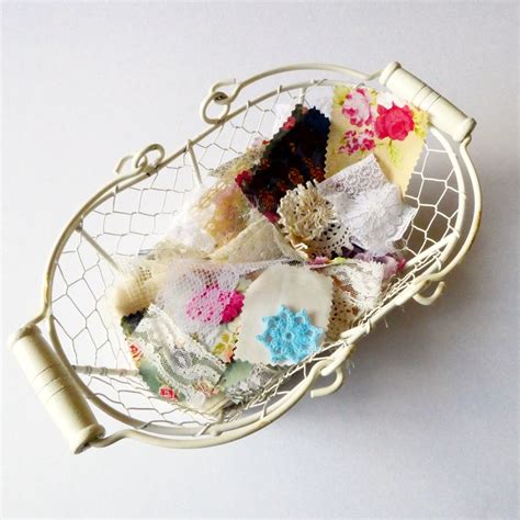 DIY Cluster Kit Make Clusters Fabric And Lace Scrap Pack Etsy Australia