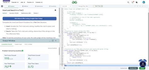 Solved Potd Problem On Geeksforgeeks Kare Devisree Posted On The
