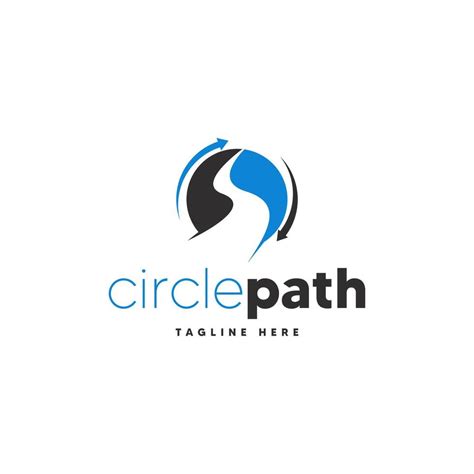 Circle Path Logo Design Templatee 69666506 Vector Art At Vecteezy