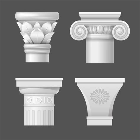 ionic column vector at collection of ionic column