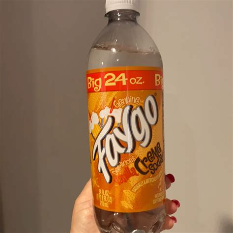 Faygo Creme Soda 24oz Refreshing Flavor Uptown Liquor
