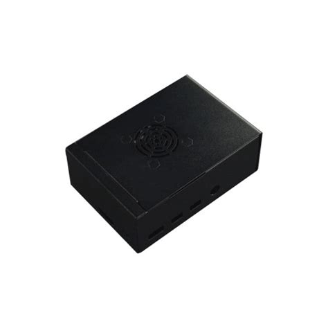 buy metal case with heatsink and fan for raspberry pi 4 model b fit0646