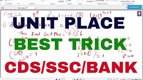 how to find unit digit very useful trick number system youtube