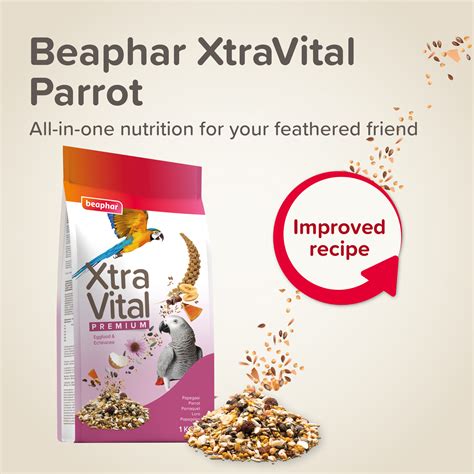 Beaphar Xtravital Parrot Complete Bird Food 1 Kg Beaphar