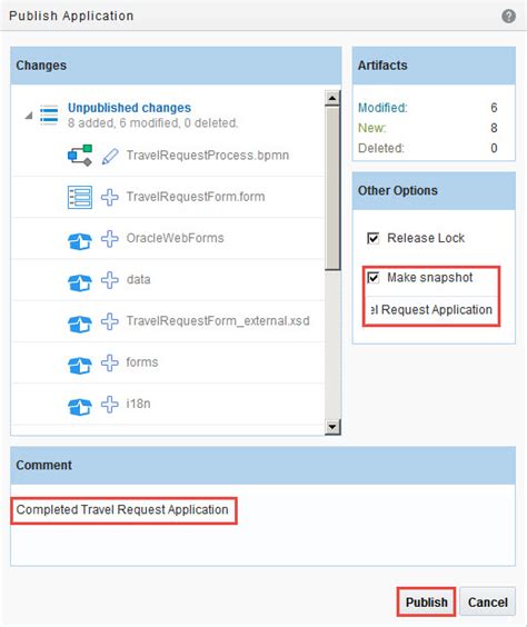 Oracle Process Cloud Service Composer Creating An Application