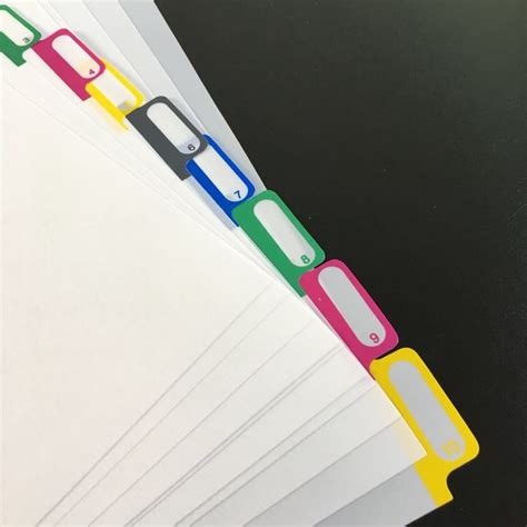 A4 Pure White 51020sheets Soft Plastic Index Div Grandado