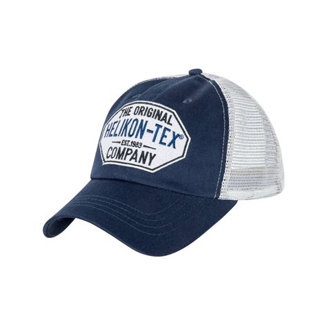 Бейсболка Trucker Logo Helikon цвет Blue/White ★ Военторг Uniform