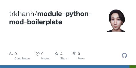 Github Trkhanh Module Python Mod Boilerplate