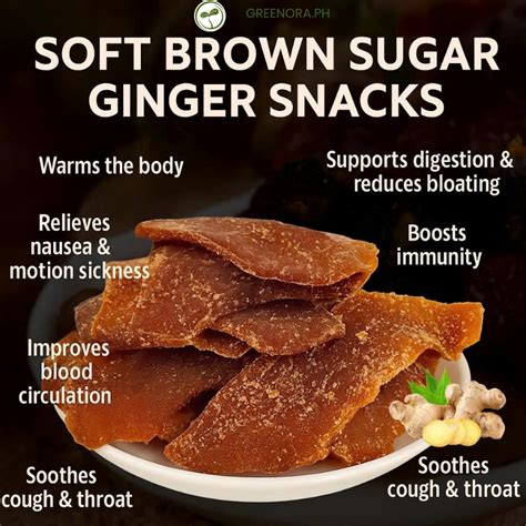 Soft Brown Sugar Ginger Snacks Healthy Treat For Warming Body