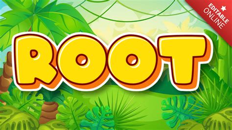 Root Text Effect Generator TextStudio