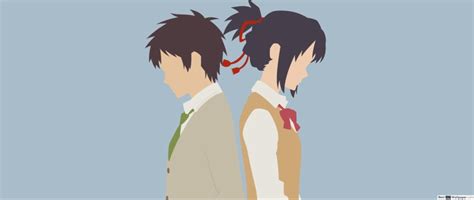 Taki And Mitsuha Married X Wallpaper Teahub Io