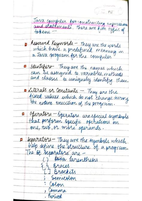 Icse Computer Applications Class X Handwritten Notes Pdf Technology