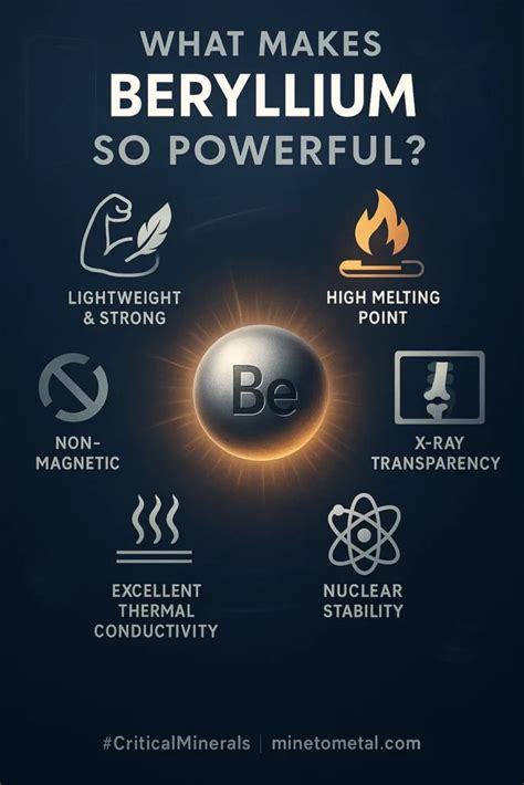 Beryllium Applications In Modern Technology From Aerospace To X Rays