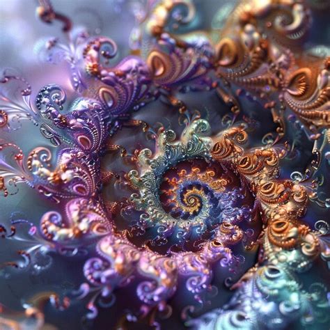 Exploring Beautiful Fractals Stunning Patterns And Designs Premium Ai Generated Image