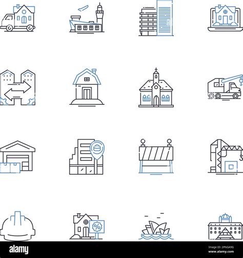 Allen Key Line Icons Collection Hexagon Wrench Sockets Metric Torque Grip Bolts Vector