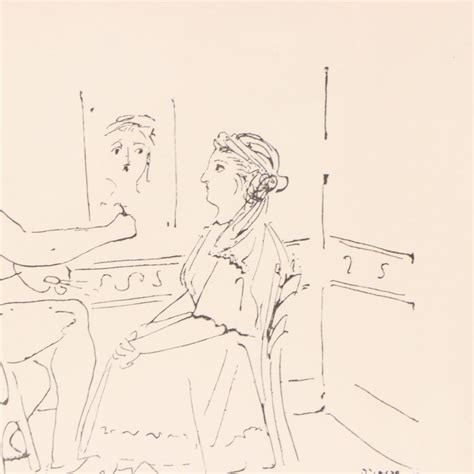 Pablo Picasso Woodcut La Pose Du Modele Ebth