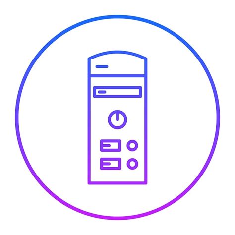 Premium Vector CPU Vector Illustration