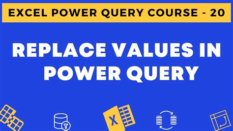 20 Replace Values In Power Query In Excel Youtube