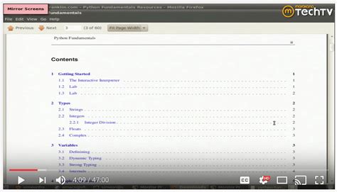 Python Resources Training Videos Python Central