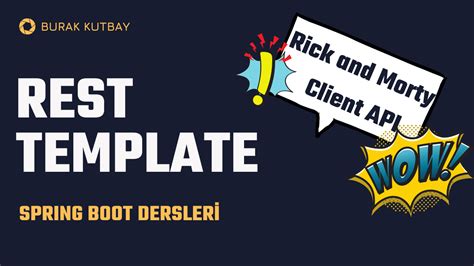 Spring Boot Resttemplate Nedir Ve Kullanımı Burak Kutbayın Kişisel Blogu