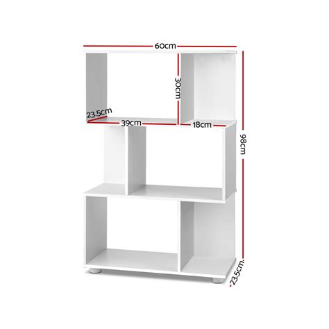 Artiss Display Shelf 3 Tier Bookshelf Bookcase Cube Stand White Bunnings Australia