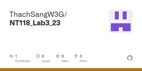 Github Thachsangw3gnt118lab323