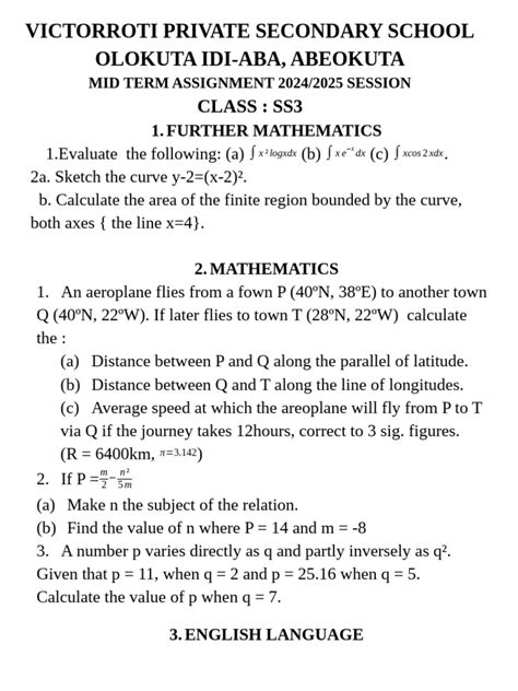 Mid Term Assignment Ss3 Pdf