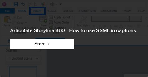Articulate Storyline 360 How To Use Ssml In Captions