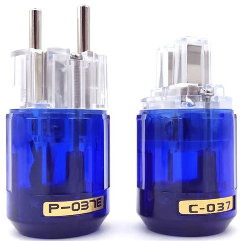 Hifi Oyaide C 037 P 037e Schuko Rhodium Plated Cop Vicedeal