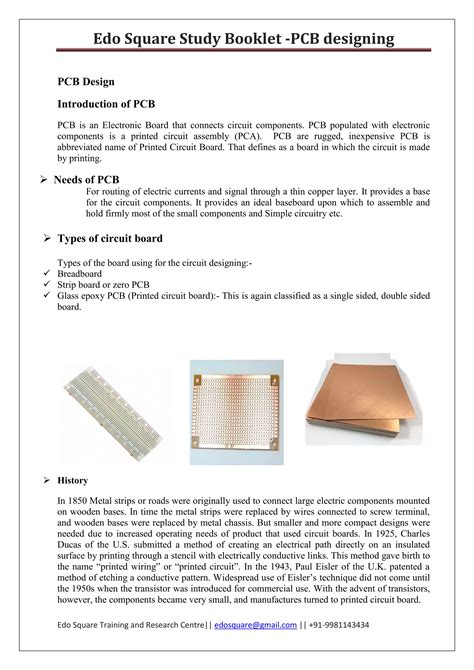 introduction to pcb designing tutorial pdf