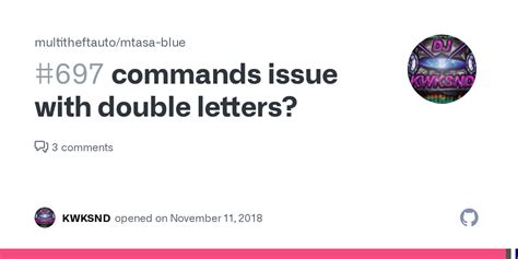 Commands Issue With Double Letters · Issue 697 · Multitheftautomtasa