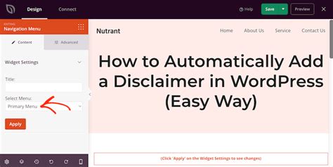 How To Add WordPress Navigation Menu In Posts Pages