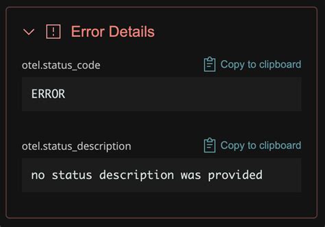 Adding Custom Span Attributes For Errors In Opentelemetry