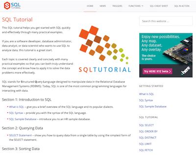 60 Best Resources For Learning SQL Database Star