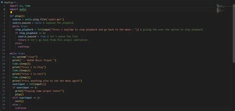 replit100daysofcode python musicplayer programming learning