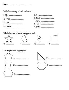 Polygons Test By Learning In The South TPT
