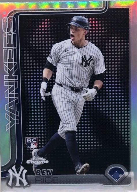 Ben Rice 2025 Topps Chrome 139 Lightboard Logo Variation Price Guide