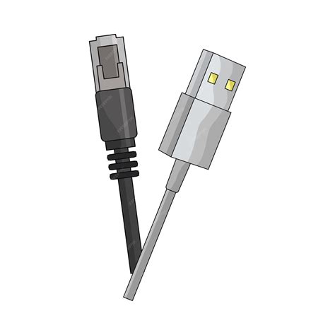 Premium Vector Cabble Connector Premium Vector Cabble Connector