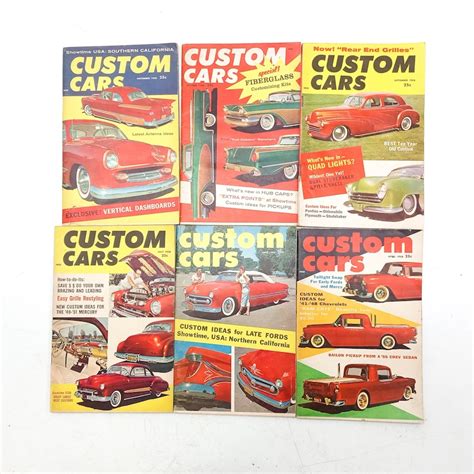 1950s Vintage Custom Cars Magazine Collection Auto Etsy