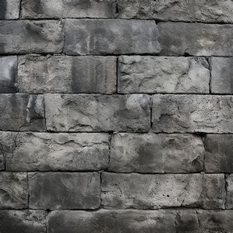 Premium Ai Image Rough Cinder Block Wall