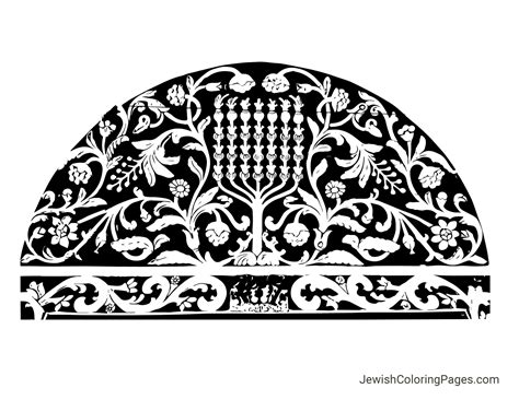 India Synagogue Motif Free Printable Coloring Page Jewish Coloring Pages India Synagogue Motif Free Printable Coloring Page Jewish Coloring Pages
