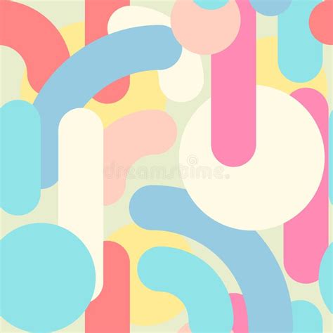 Geometric Abstract Seamless Pattern Linear Motif Background Stock