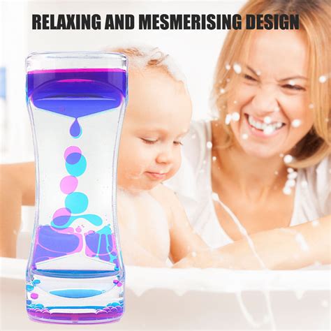 Colorful Liquid Timer Anxiety Relief Toys Liquid Motion Timer Bubble